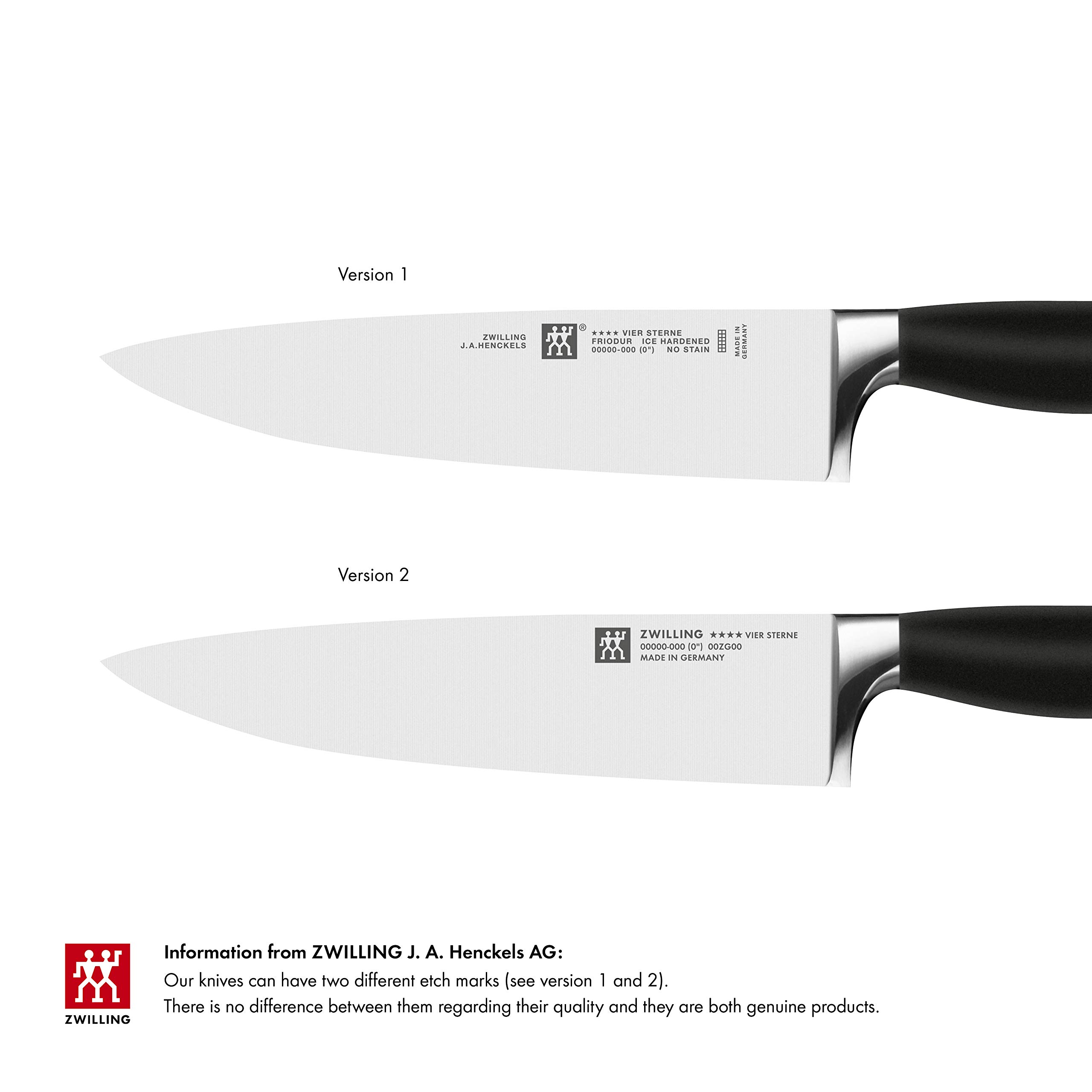 Zwilling Four Stars Utility knife, Silver/Black