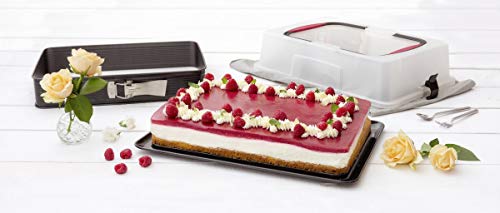 Zenker 6112 Springform Baking Tray Enamel with Carry Cover