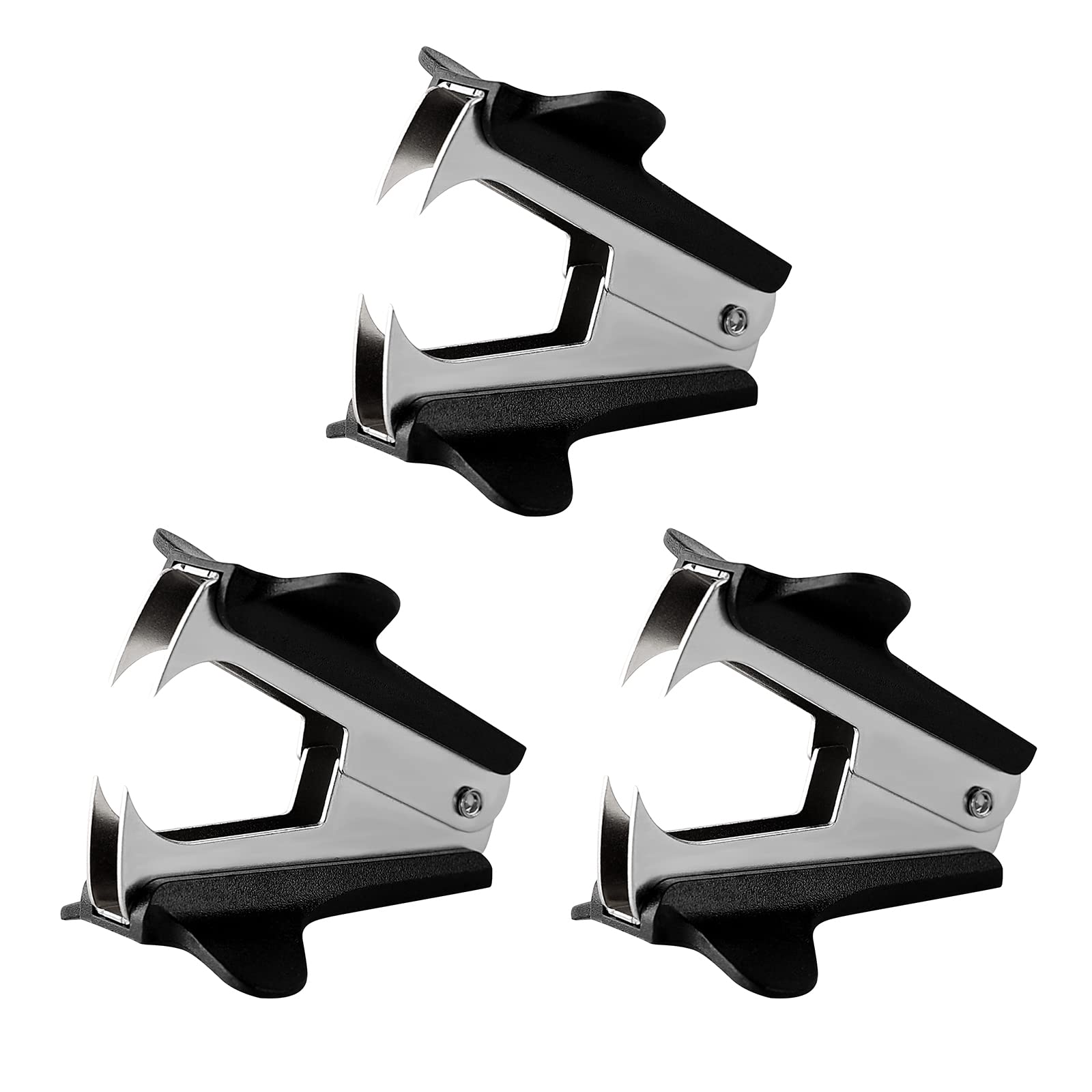 Staple Remover Portable Staple Removal Tool Puller for School Office Home 3 Pack (Black)
