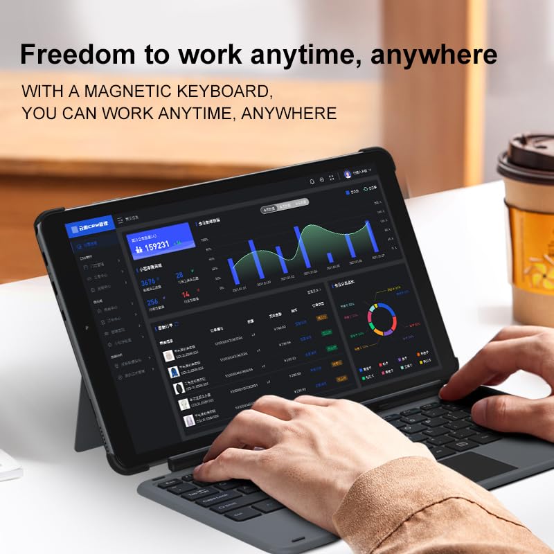 Zwide Pad 2in1 Computer Tablet with Windows 11, Ultra Slim PC with 10.5" Incell Full HD(1920x1200) Displayed by IPS Screen, N4120 Quad-Core CPU and 8GB LPDDR4 with 87% NTSC