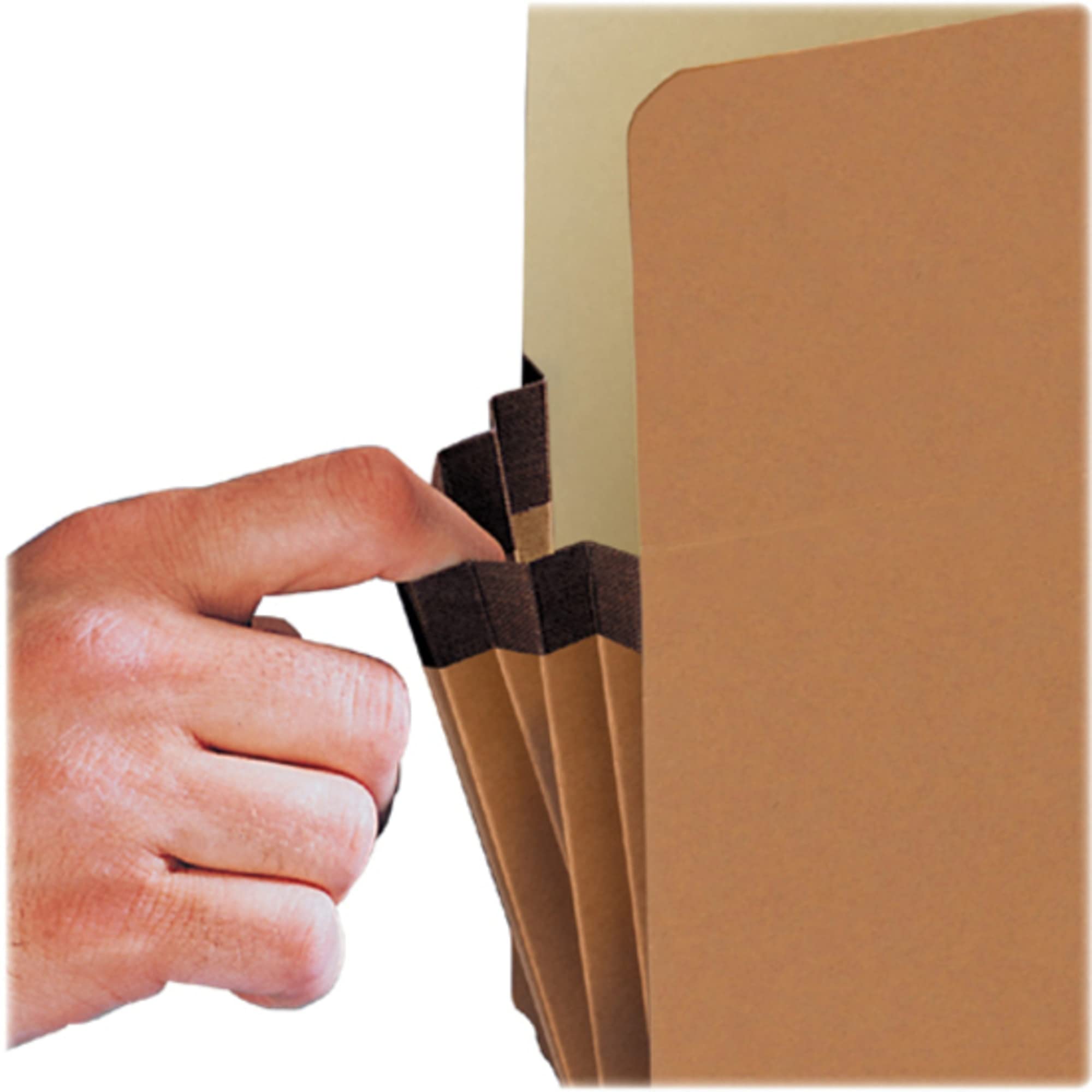 Smead File Pocket, Straight-Cut Tab, Guide Height, 3-1/2 Expansion, Letter Size, Redrope, 50 per Box (73805)
