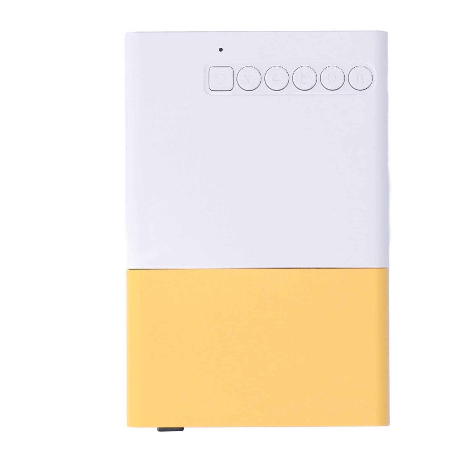 Zyyini Mini Projector, Portable Pocket Projector Home Theater Movie Projector, for iOS,for Android,for Windows,PS,Laptop,Set Top Boxes,Cameras,U Disks,AV,USB,HDMI(US)