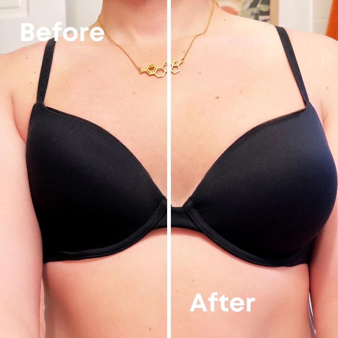 Unclockable Bra Buds - Implant-Grade Silicone Bra Inserts - Clear Gel Push-Up Pads - Affirming Design for Transgender, NB, Drag Queens, Crossdressing