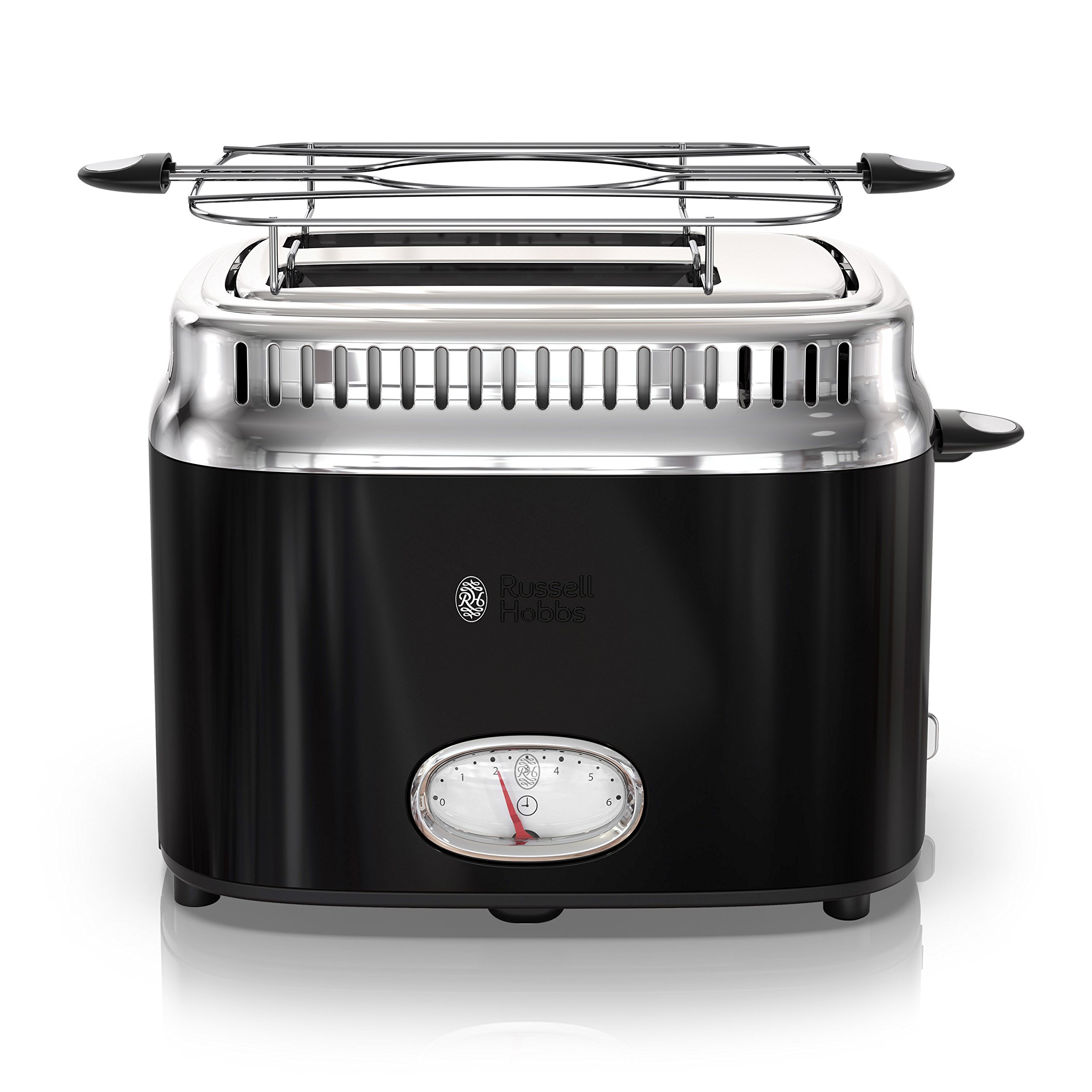Russell Hobbs TR9150BKR 2-Slice Toaster, Black
