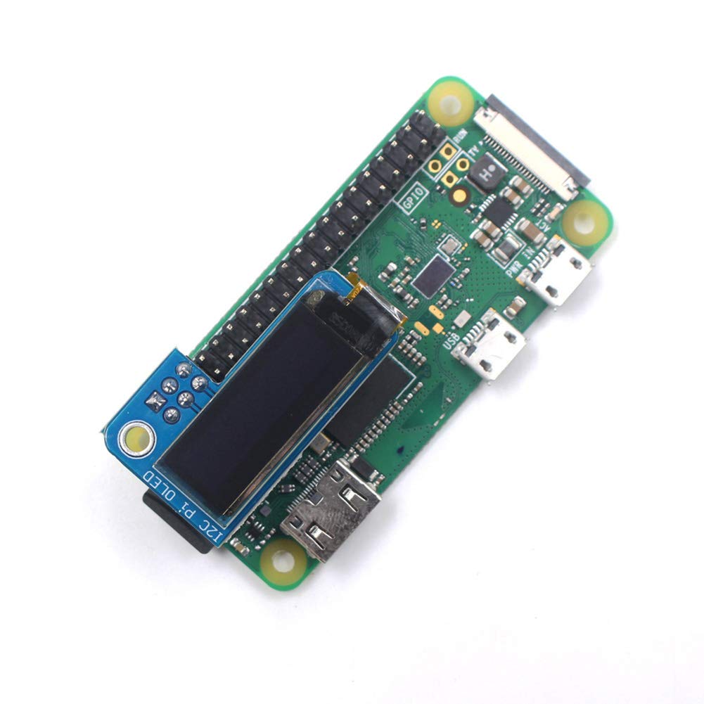 Stemedu PiOLED 0.91inch OLED for Raspberry Pi 128x32 SSD1306 White