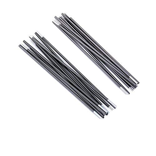 Weanas Tent Poles Replacement, Aluminum Rod Tent Pole Multifunction Lightweight Tent Pole Repair Kit, 7001 Series Aluminum Heated (9FT(276cm) 2 Poles)