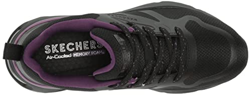 Skechers Women's TRES UNO-Modern AFF-AIR Sneaker, 10 Black