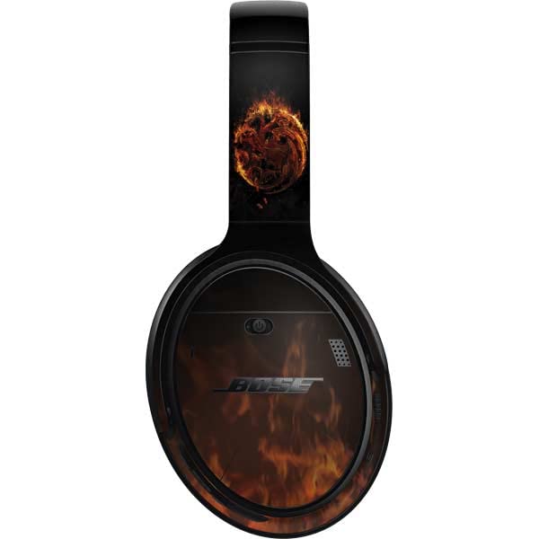 Skinit Decal Audio Skin Compatible with Bose QuietComfort 35 II Headphones - Officially Licensed Warner Bros Flaming Tararyen Sigil Design