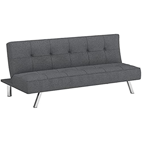 TBGFPO Convertible Sofa Bed, 66.1" W X 33.1" D X 29.5" H, Charcoal