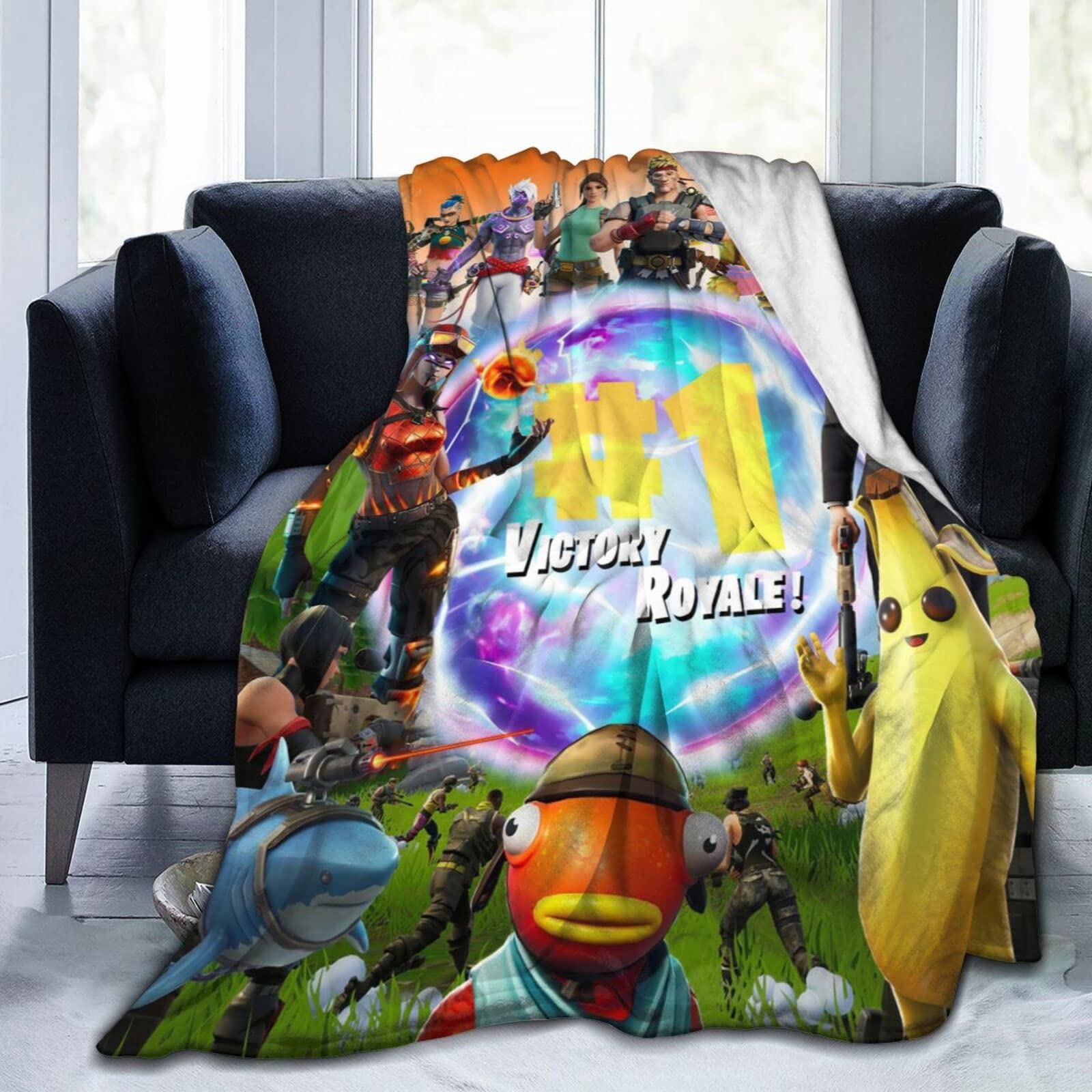 Soft Throw Blanket Anime Blanket Microfiber Cosplay Blankets Sherpa Blanket for Men Women Kids Birthday Gift 50"X 40"