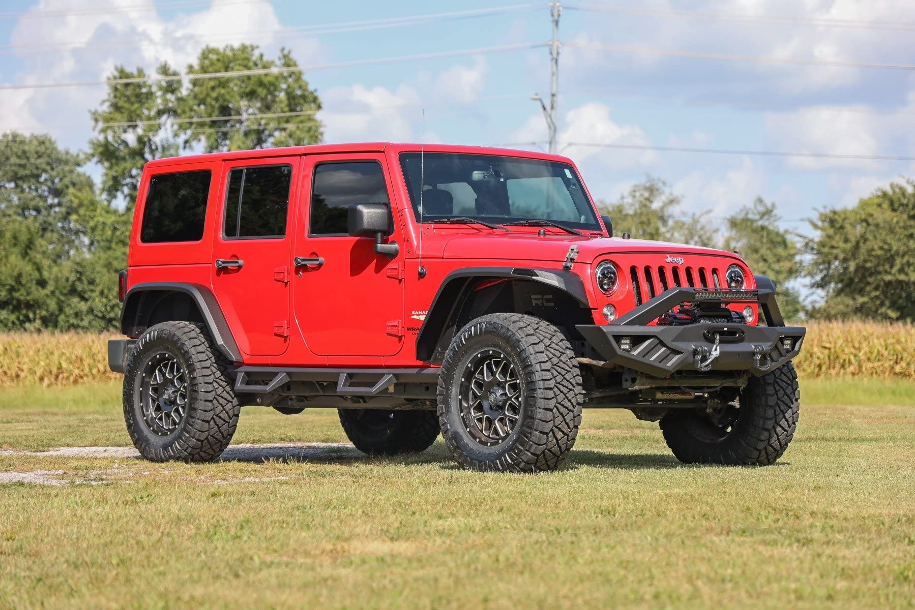 Rough Country High Clearance Fender Flares for 07-18 Jeep Wrangler JK - 99037