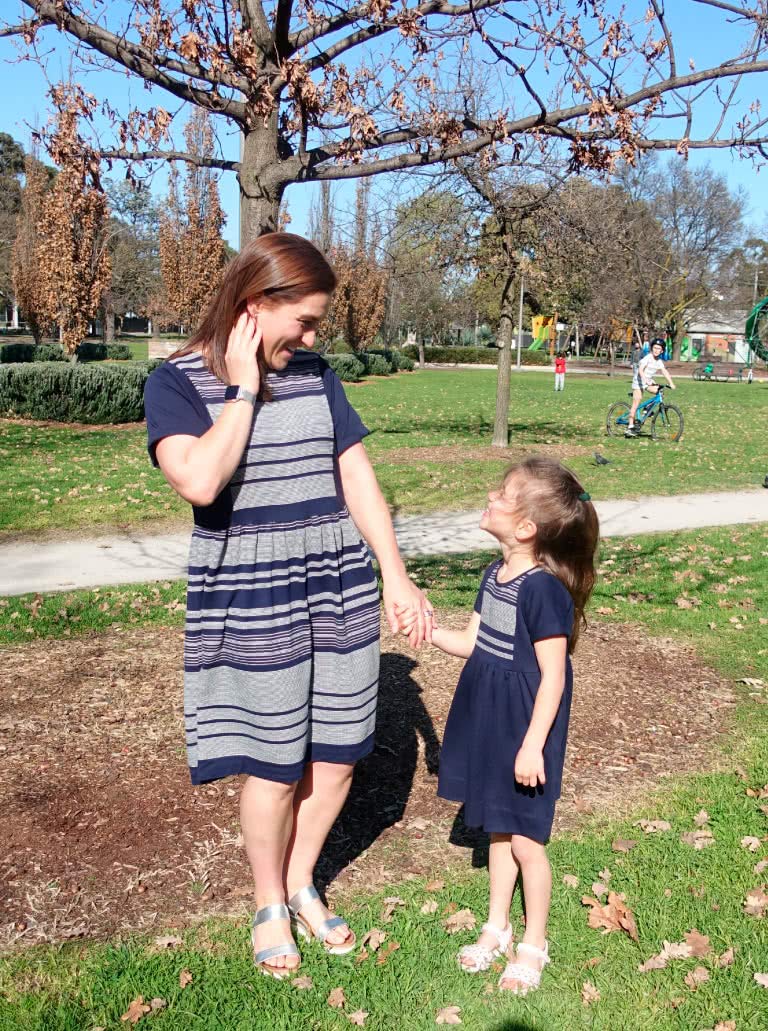 Style Arc Sewing Pattern - Lacey Kids Dress (Sizes 1-8)