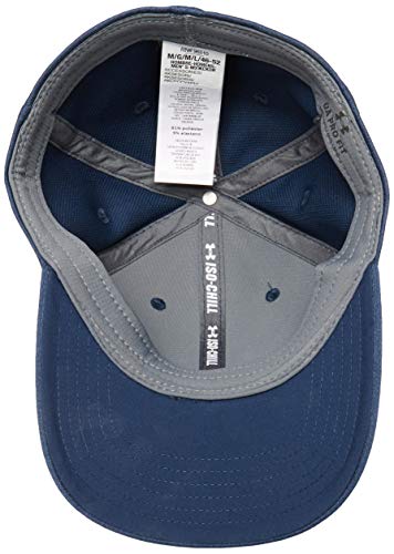 Under Armour Men's Armour Twist Stretch Cap , Academy Blue (408)/White , Small/Medium