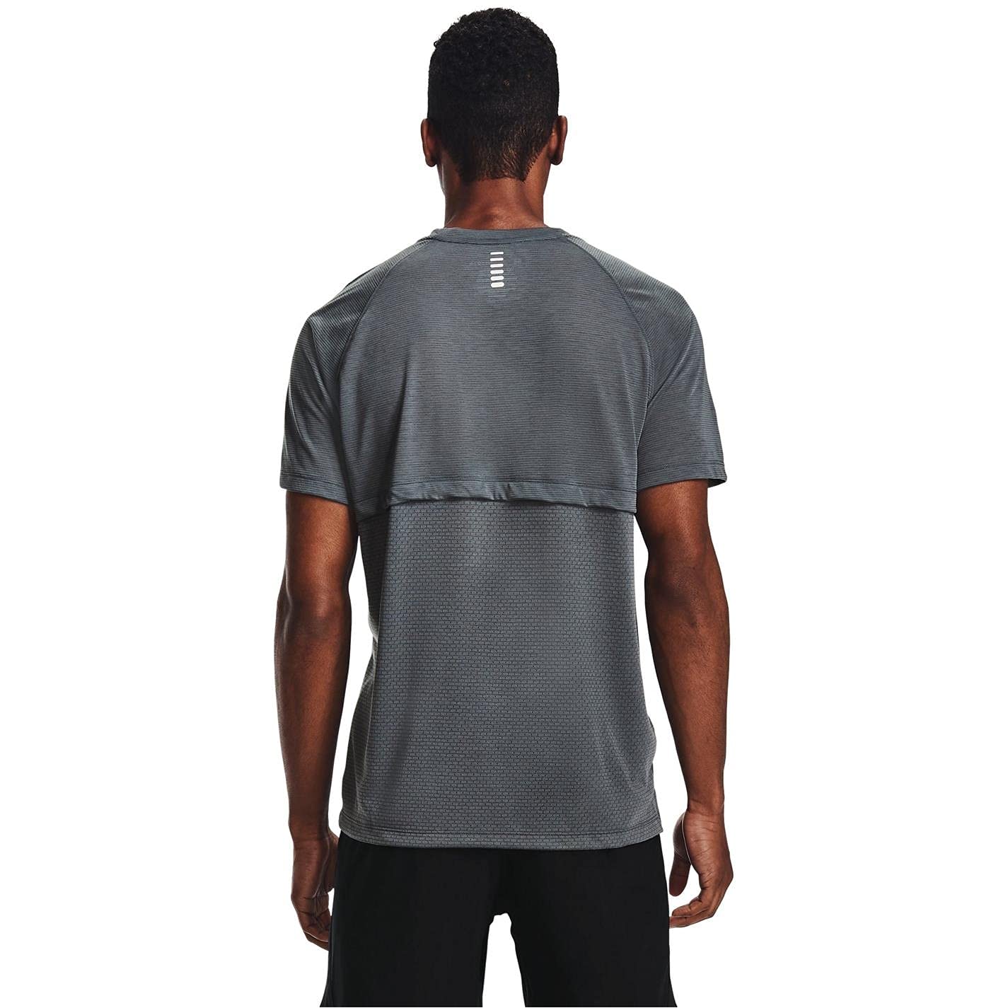 Under Armour Men's Streaker Short-Sleeve T-Shirt , Pitch Gray (012)/Reflective , XX-Large