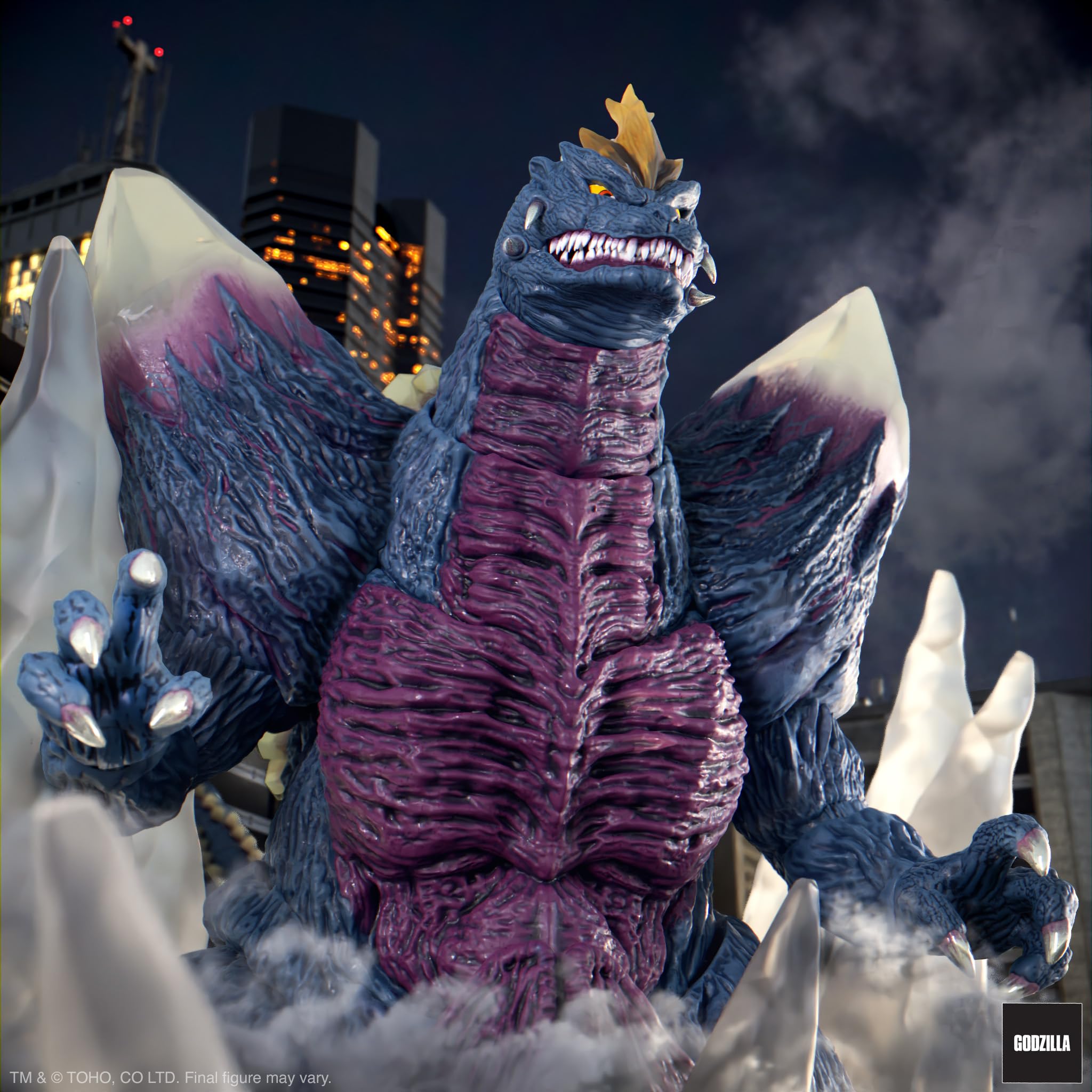 Super7 ULTIMATES! Toho HeiSei Space Godzilla - 8" Toho Godzilla Action Figure with Accessories Classic Movie Collectibles and Retro Toys