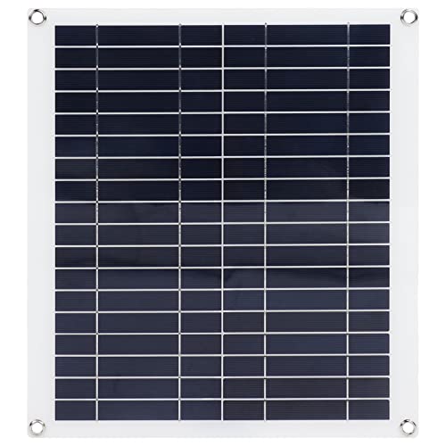 Solar Panel Kit Photovoltaic Flexible Small Multipurpose Charger Power Generation Flexible Panel 100W Battery Charger with 100A 20W Set for Battery Charging Photovoltaic Panel Solar Panels