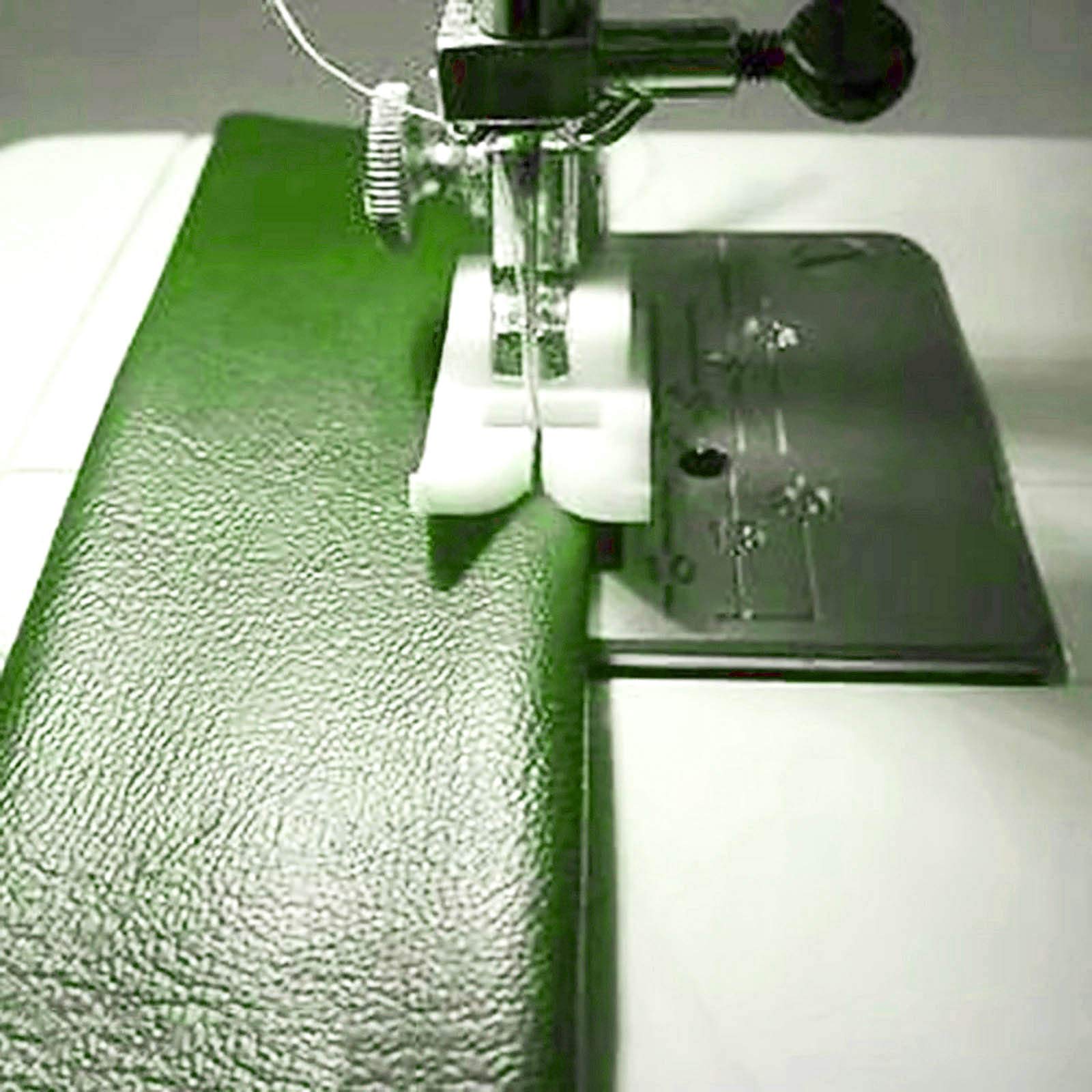 VANICE 2 Pcs Roller Sewing Machine Presser Foot Plus Non-Stick Zigzag Teflon Sewing Machine Presser Foot, Fit for Singer, Brother, Babylock, Low Shank Simplicity Sewing Machine