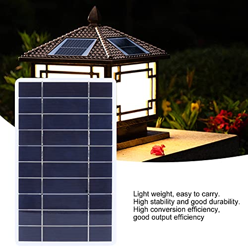 Solar Panel Solar Energy Module Outdoor Mobile Phone Charger 5V Solar Charging Board Power Supply 8W with Polycrystalline Charger Power Power Bank for Battery Charging Battery