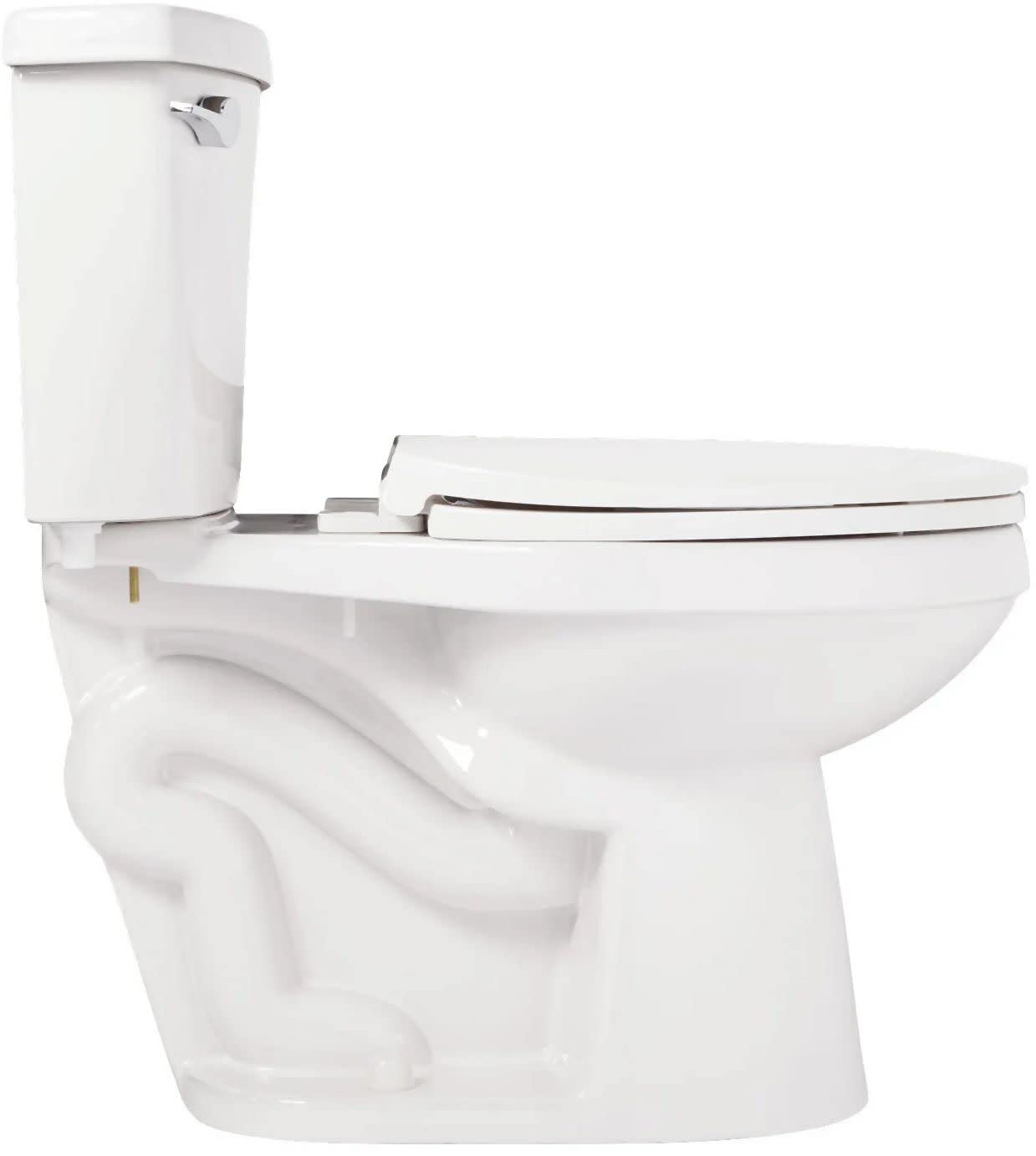 Signature Hardware 462381 Bradenton 1.28 GPF Two Piece Elongated Toilet with 14" Rough-In