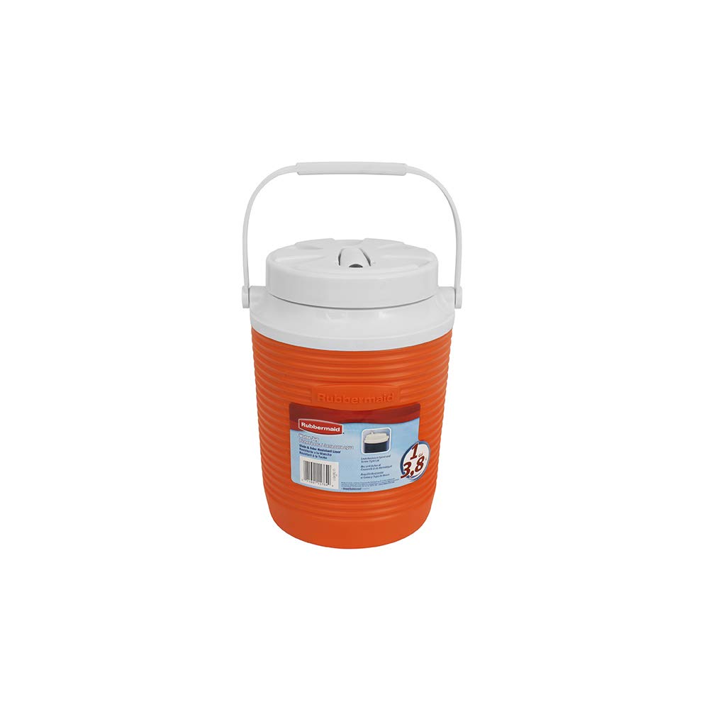 Rubbermaid Victory Jug, 1 Gallon, Orange
