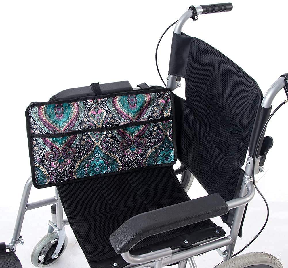 Walker Bag - Walker Storage Bag, Wheelchair/Walker Accessories Bag, Walker Pouch for Folding Walker, Universal Fit for Wheelchair, Rollator, Scooter.
