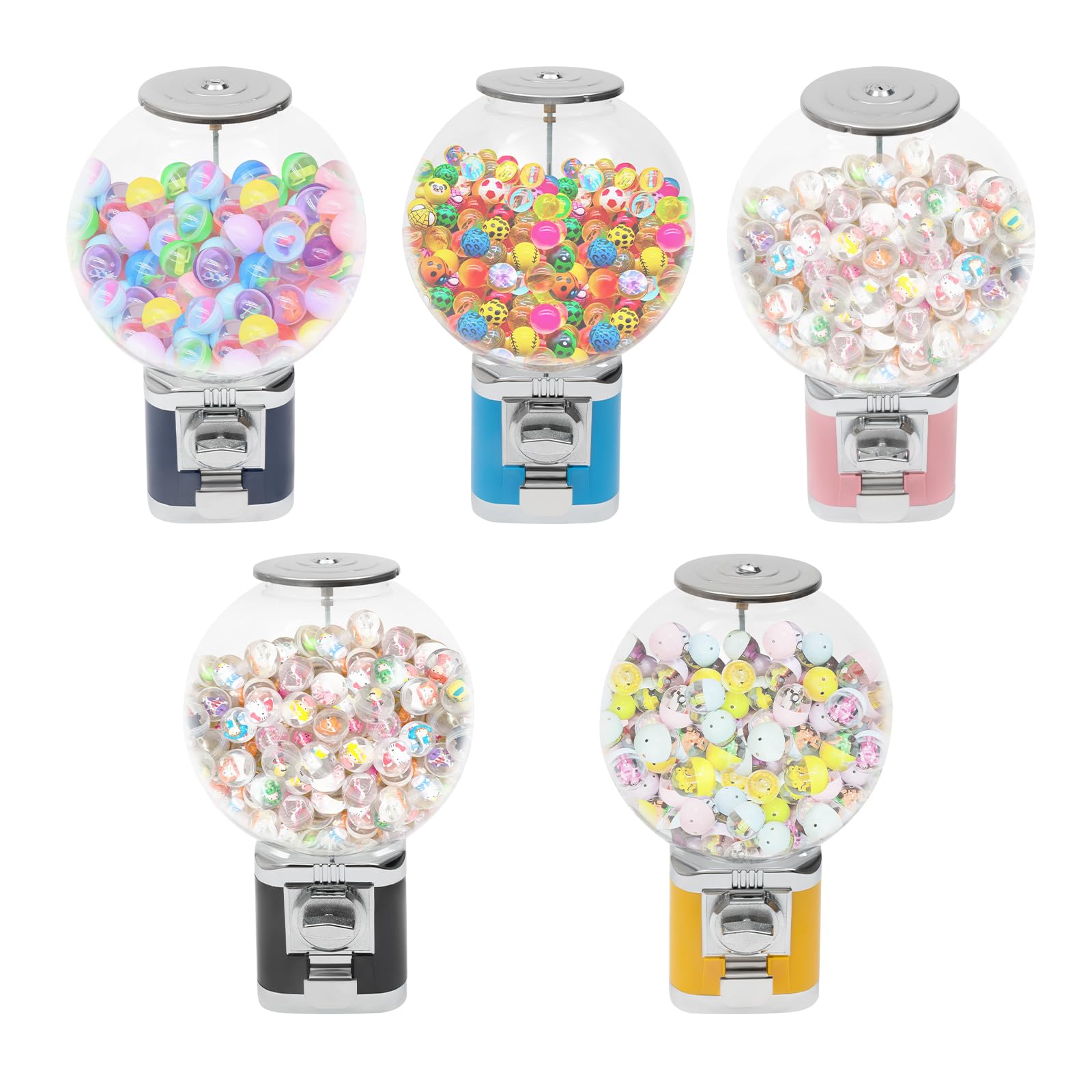Vending Machine,Candy Gumball Machine,Candy Vending Machine with Locks,1.26'' Ball Bulk Candy Dispenser Machine for Game Stores & Retail Stores (Style 1)