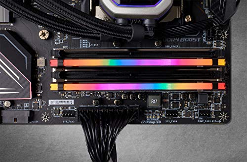 CORSAIR Vengeance RGB PRO 64GB (2x32GB) DDR4 2666 (PC4-21300) C16 Desktop Memory–Black