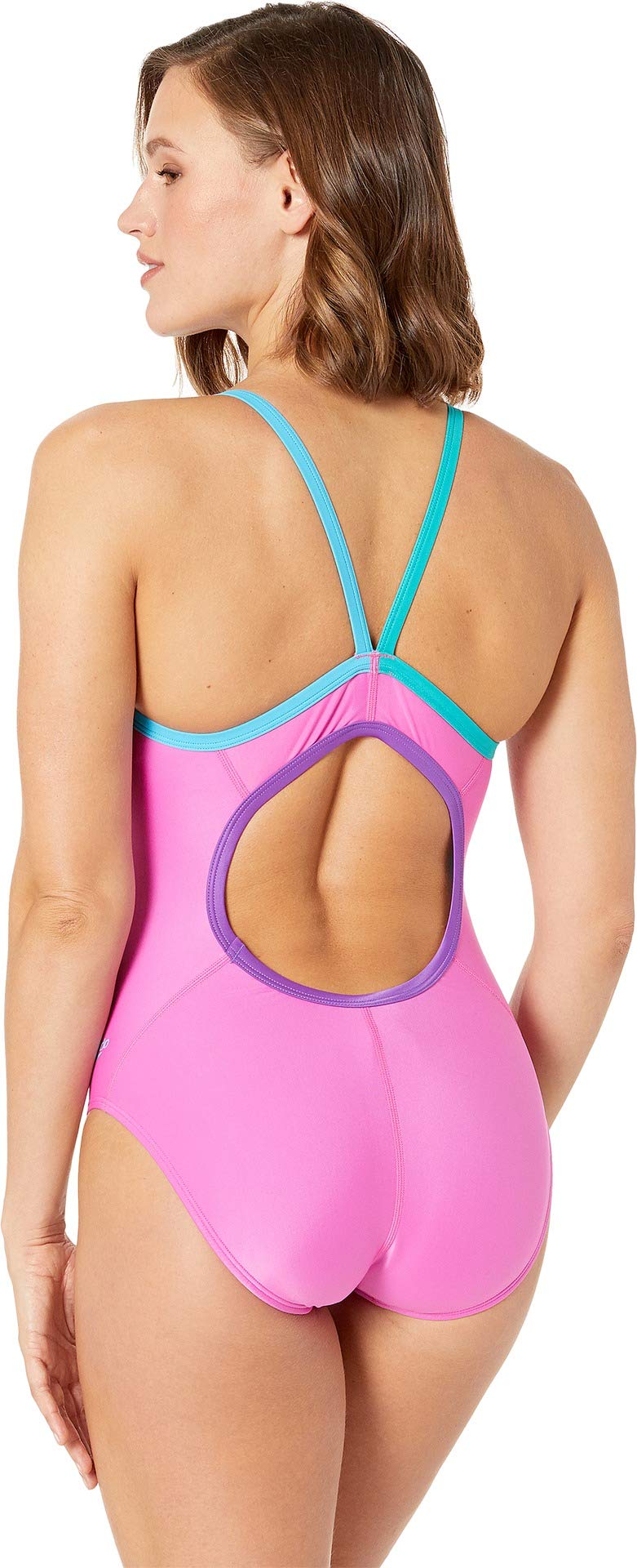 Speedo Women's Swimsuit One Piece ProLT Propel Back Solid Party Pink, 30