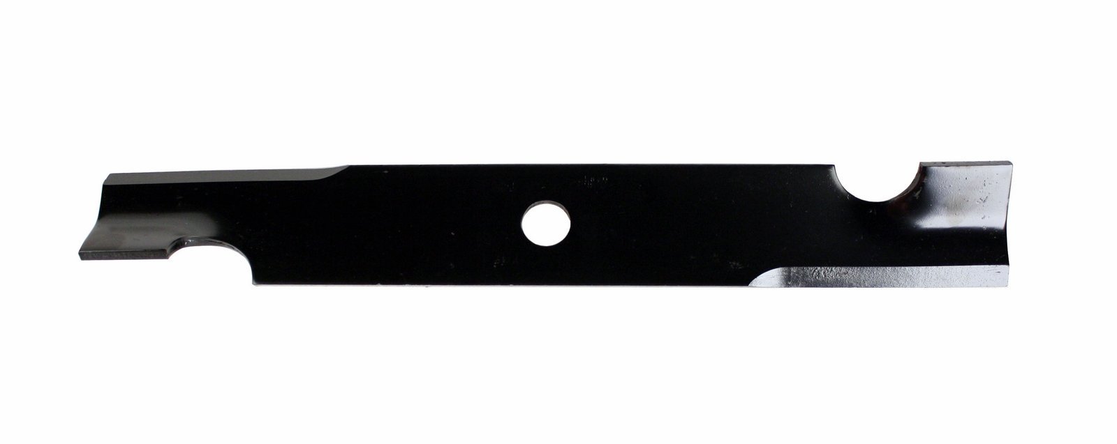 USA Mower Blades U15180BP (9) High-Lift Replacement Blade for Toro 103-6387 103-6387-S 103-6402-S Length 18 in. Width 2-1/2 in. Thickness .250 in. Center Hole 15/16 in. 52 in. Deck