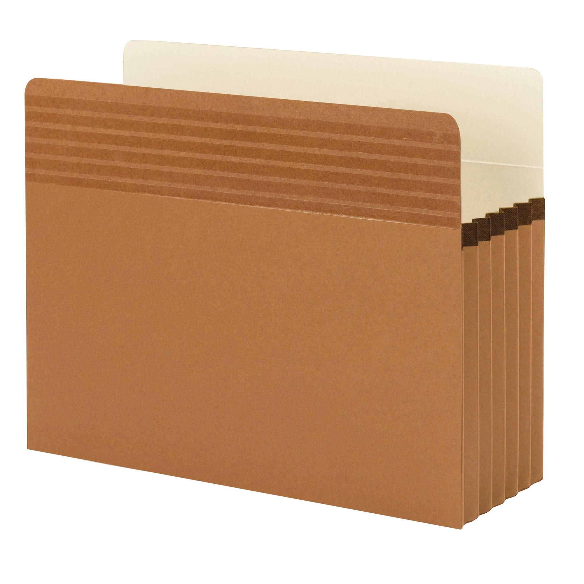 Smead Easy GripĀ® File Pocket, Straight-Cut Tab, 5-1/4" Expansion, Letter Size, Redrope, 10 per Box (73209)