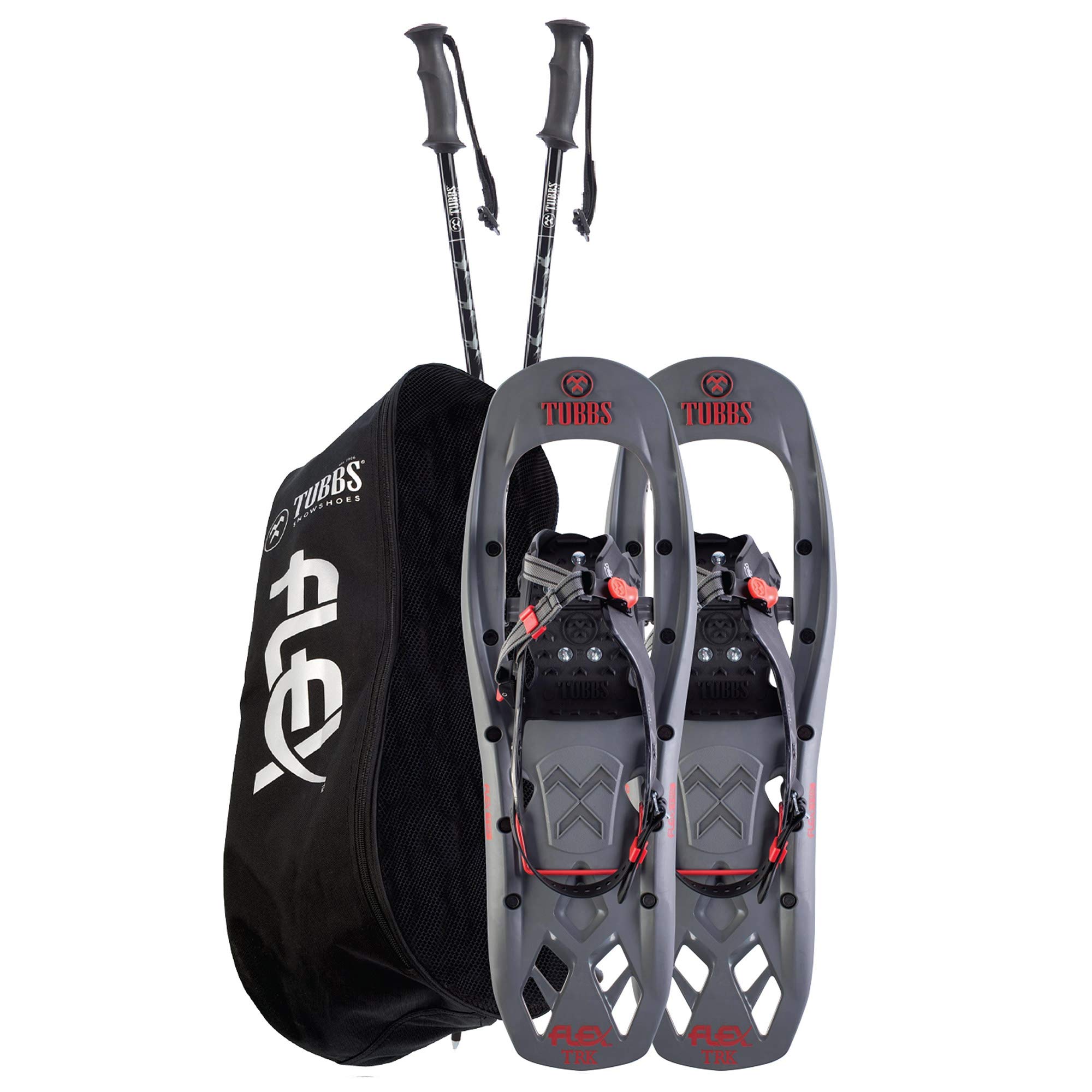 Tubbs Flex TRK 24 Mens Snowshoes Kit Grey/Red