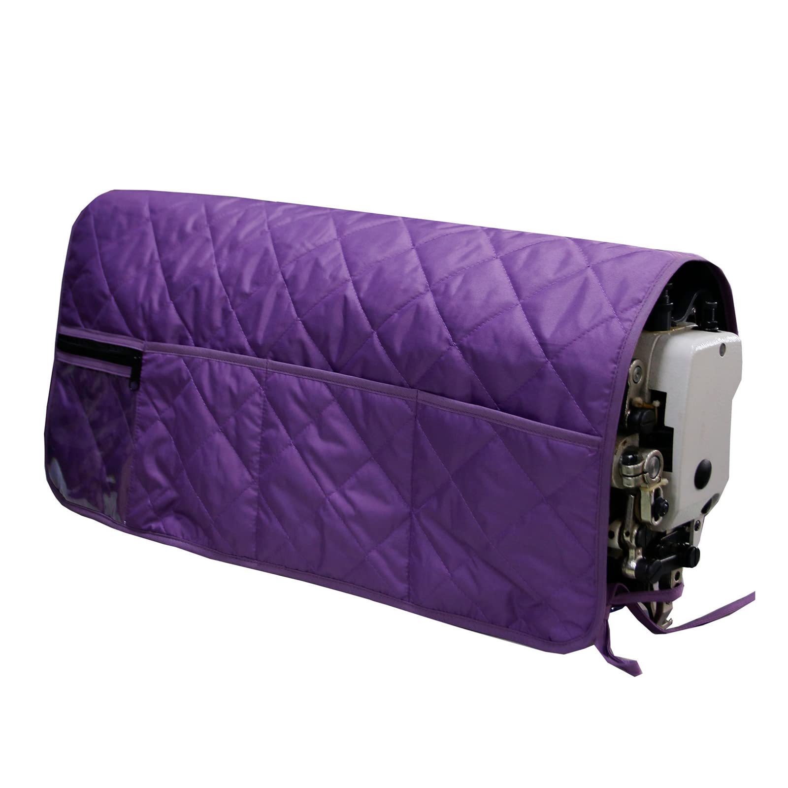Sewing Machine Pad for Table, with 4 Pockets Sewing Machine Dust Cover,for Sewing Machine Accessories Organizer (Purple)