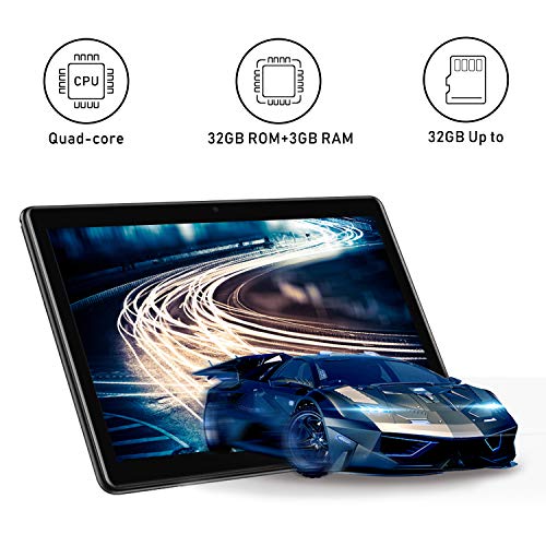 Tablet with Keyboard,10.1 inch Tablet HD,5G Wi-Fi Android Tablets, 4GB RAM 64GB ROM/128GB Computer Tablets, Dual 4G Cellular Gaming Tablet, GPS, 8000mAh, Bluetooth, GMS Certified Tablet PC