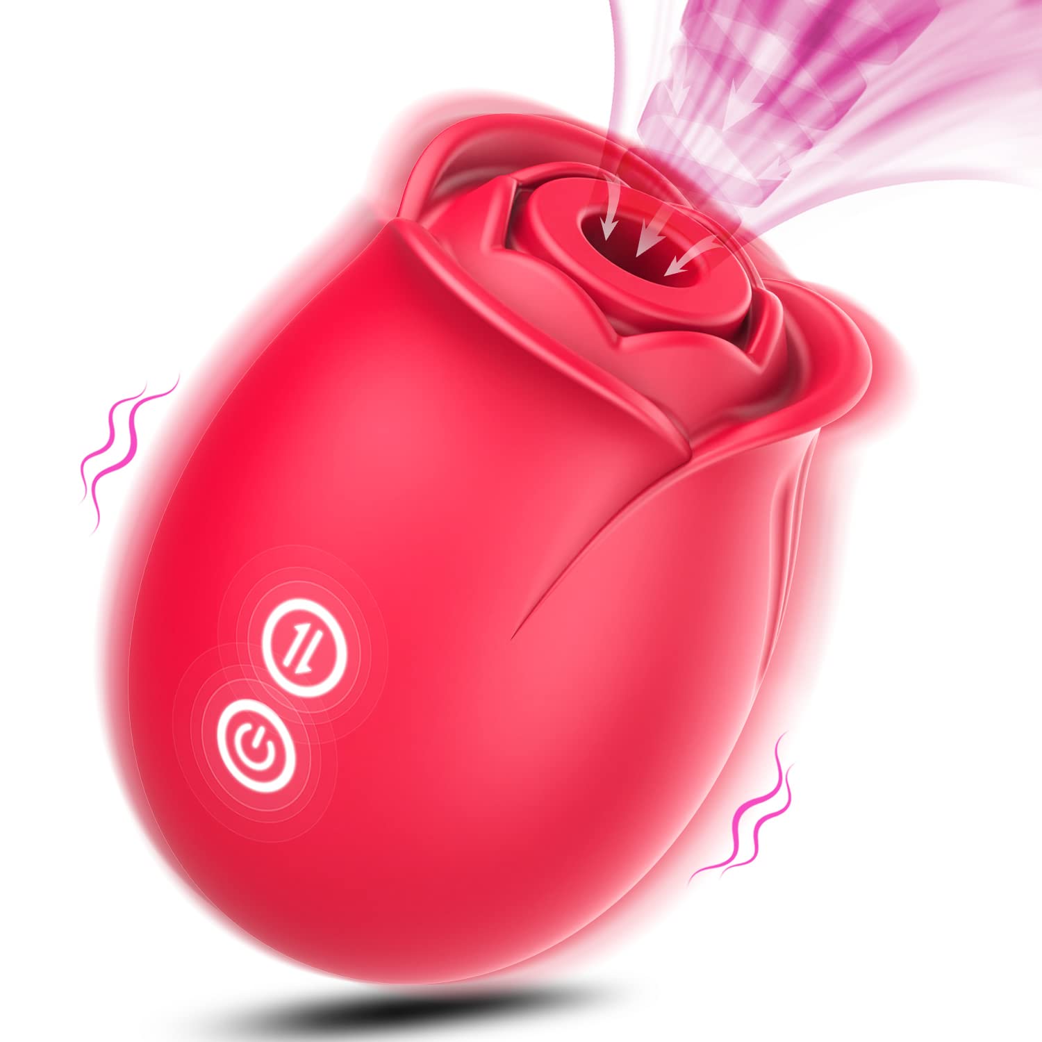 Sex Toys Rose Dildo Vibrator - Upgraded Adult Toys with 18 Sucking & Vibrating Modes for Women Clitoral Nipple, Rose Sucker Sex Enema Products G Spot Vibrators for Woman Couples Adult Sex Games