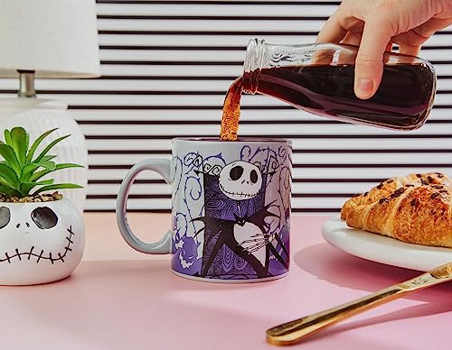 Silver Buffalo Disney Nightmare Before Christmas Jack Skellington Ceramic Mug, 20 Ounces
