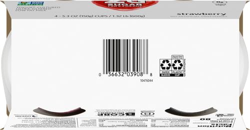 Too Good & Co. Strawberry Flavored Greek Yogurt Cultured Product, 5.3 OZ Cups
