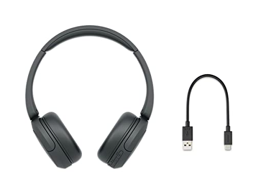 Sony WH-CH520 Wireless Headphones Bluetooth On-Ear Headset with Microphone, Black New (Renewed)