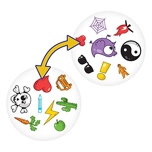 Spot It! Mini Classic - Award-Winning Lightning-Fast Observational Game! Fun Matching Game for Kids, Ages 6+, 2-8 Players, 15 Minute Playtime, Made by Zygomatic
