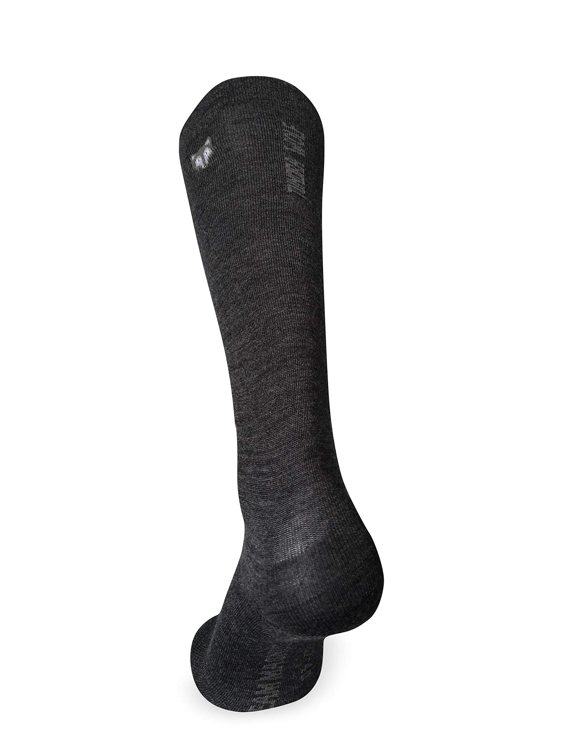 TEAM MAGNUS Tundra wolf 80% wool ski socks 3-pack - thin & warm thermal socks…