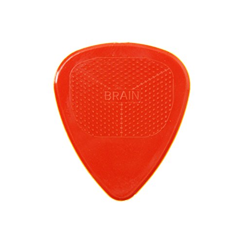 Snarling Dogs Brain TNSDB351, 0.73 Guitar Picks, 12-Piece, Collectible Tin, Red Nylon, 0, 0.73mm