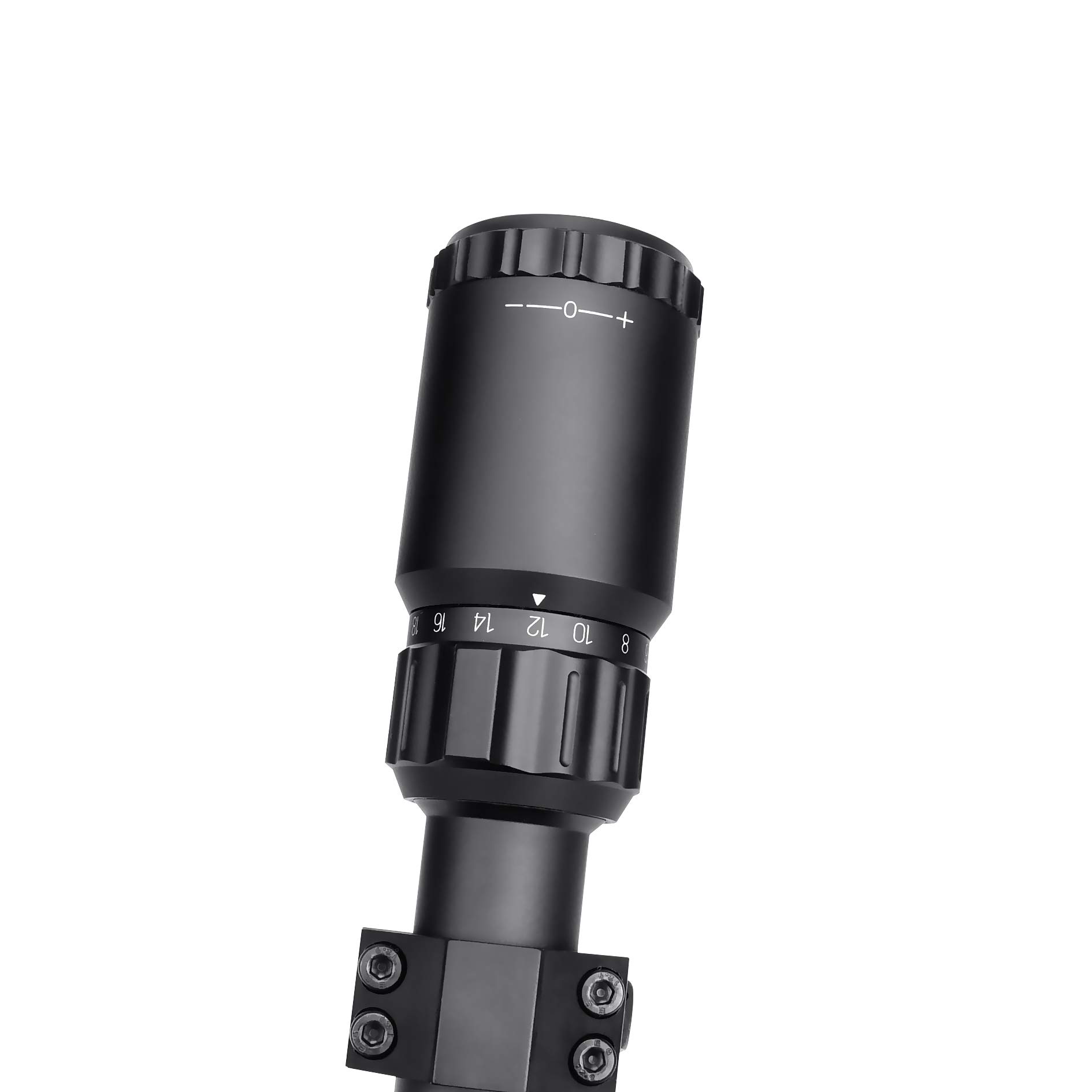 SNIPER MT 6-24x50 Rifle Scope with Red/Green/Blue Illuminated Reticle Riflescope, Adjustable Objective