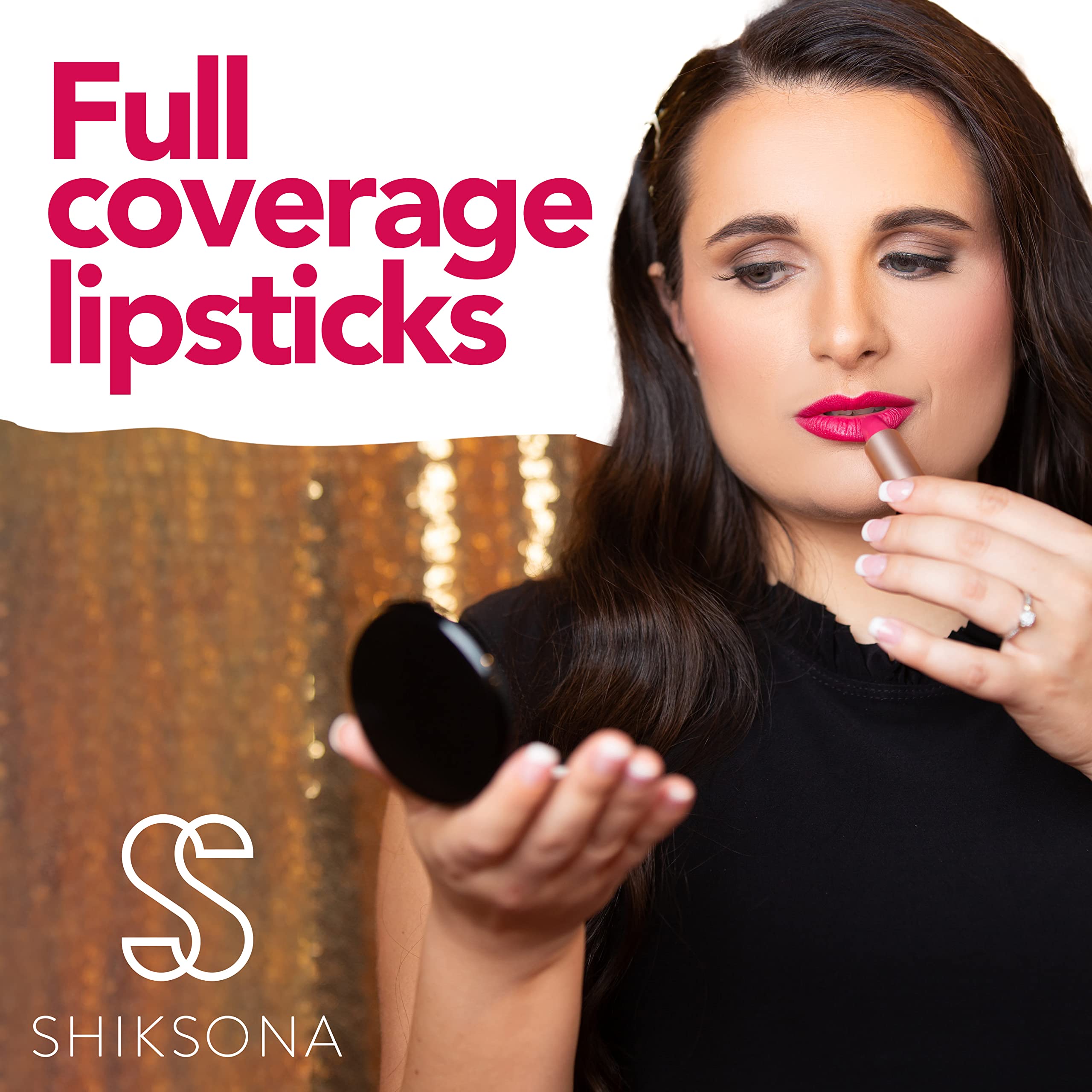 ShikSona Savvy Smokeshow | Vegan, Creamy, Full Coverage Matte Lipstick in a Timeless, Deep Bold Pink shade (with Blue Undertone)