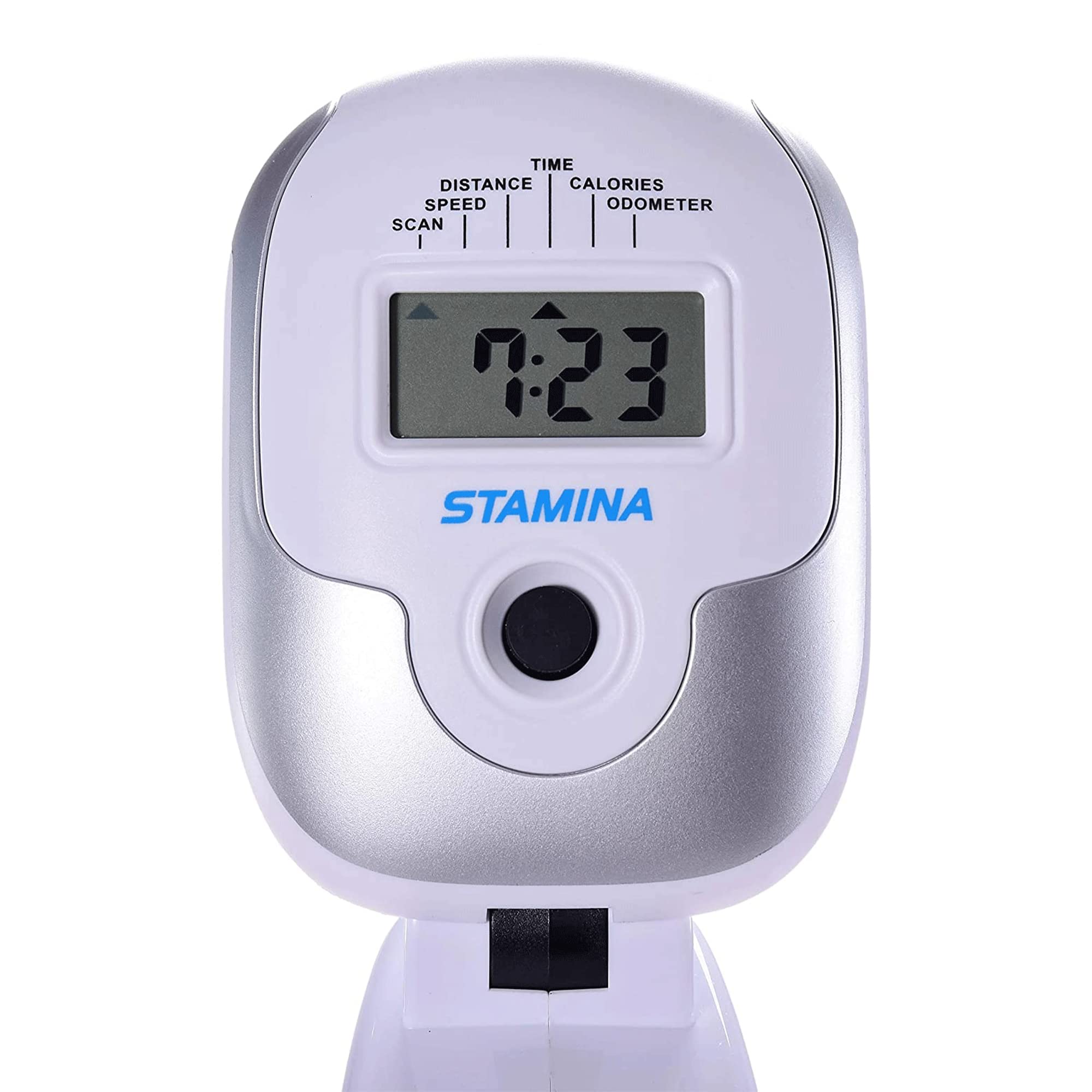 Stamina Seated Upper Body Exercise Bike - Smart Workout App, No Subscription Required Gray