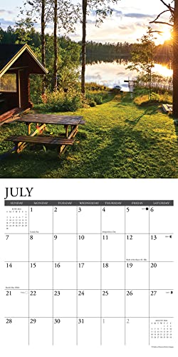 Willow Creek Press CabinLife Monthly 2024 Wall Calendar (12" x 12")
