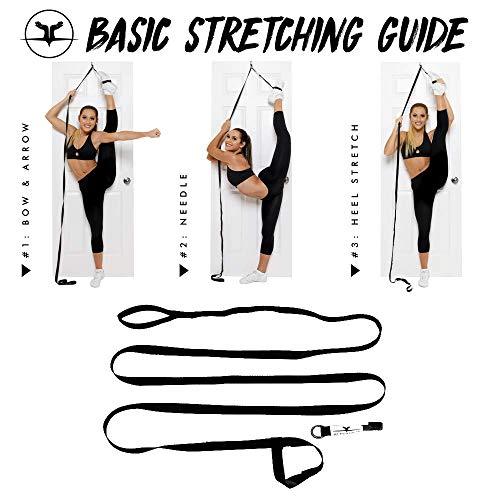 STUNT STAND® Door Flexibility & Stretching Leg Strap - Great for Cheer, Dance, Gymnastics or ANY Sport! FREE How-To-Use Links Included …