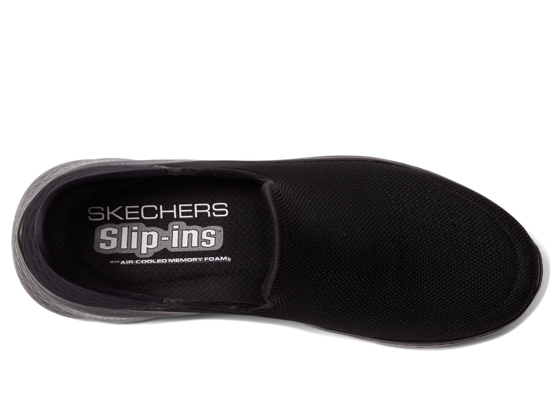 Skechers Men's Gowalk Flex Hands Free Slip-ins Athletic Slip-on Casual Walking Shoes Sneaker, Black, 10.5