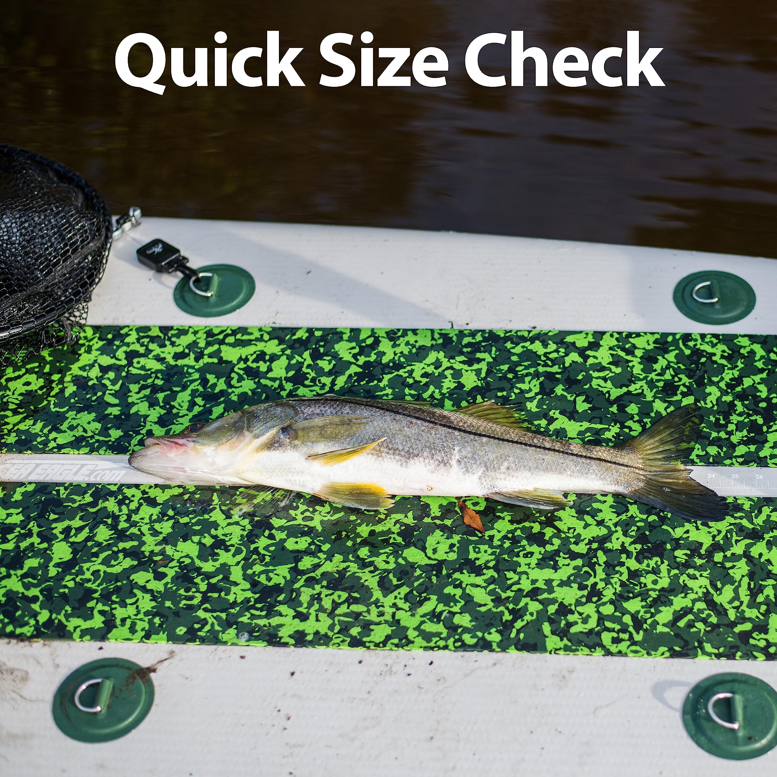 Sea Eagle FS126 12β6β Inflatable FishSUP Fishing Stand-Up Paddleboard w/Paddle(s), Storage Box, Pump, Removable Transom, Backpack/Optional Seat - Sit, Stand, Fish, Motor, or Troll (FS126 Start UP)