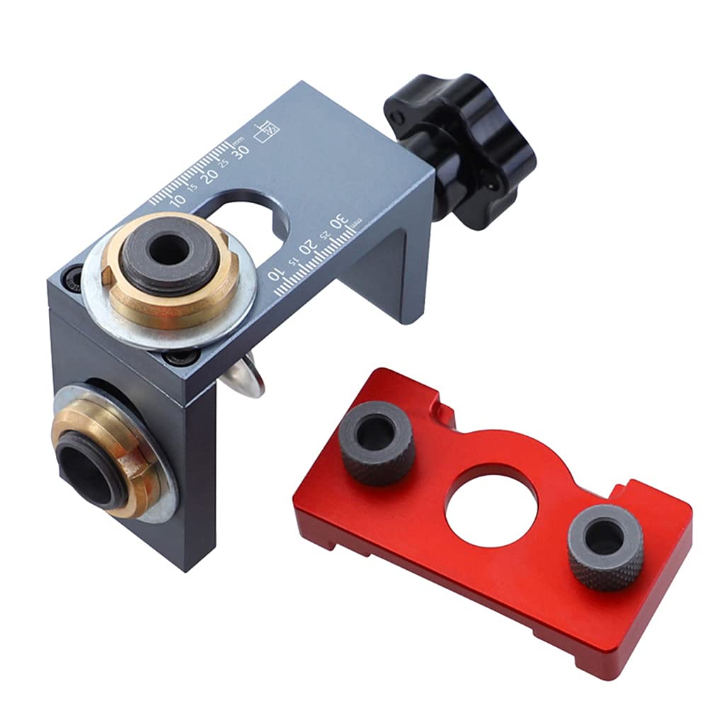 Self Centering Dowel Jig Kit Woodworking Center Finding Doweling Drill Guide Jig Kit Precise Locator Dowel Jig Locator Drill Template Guide