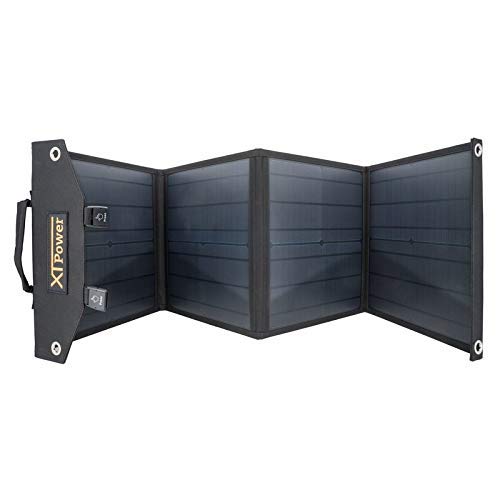 XTPower SP-100 | 100W Foldable Solar Panel Charger | 2X USB and 1x DC Output | for Jauch Powerstations, Suaoki Portable Generator, Goal Zero Yeti Power Station, Jackery Explorer and Much More