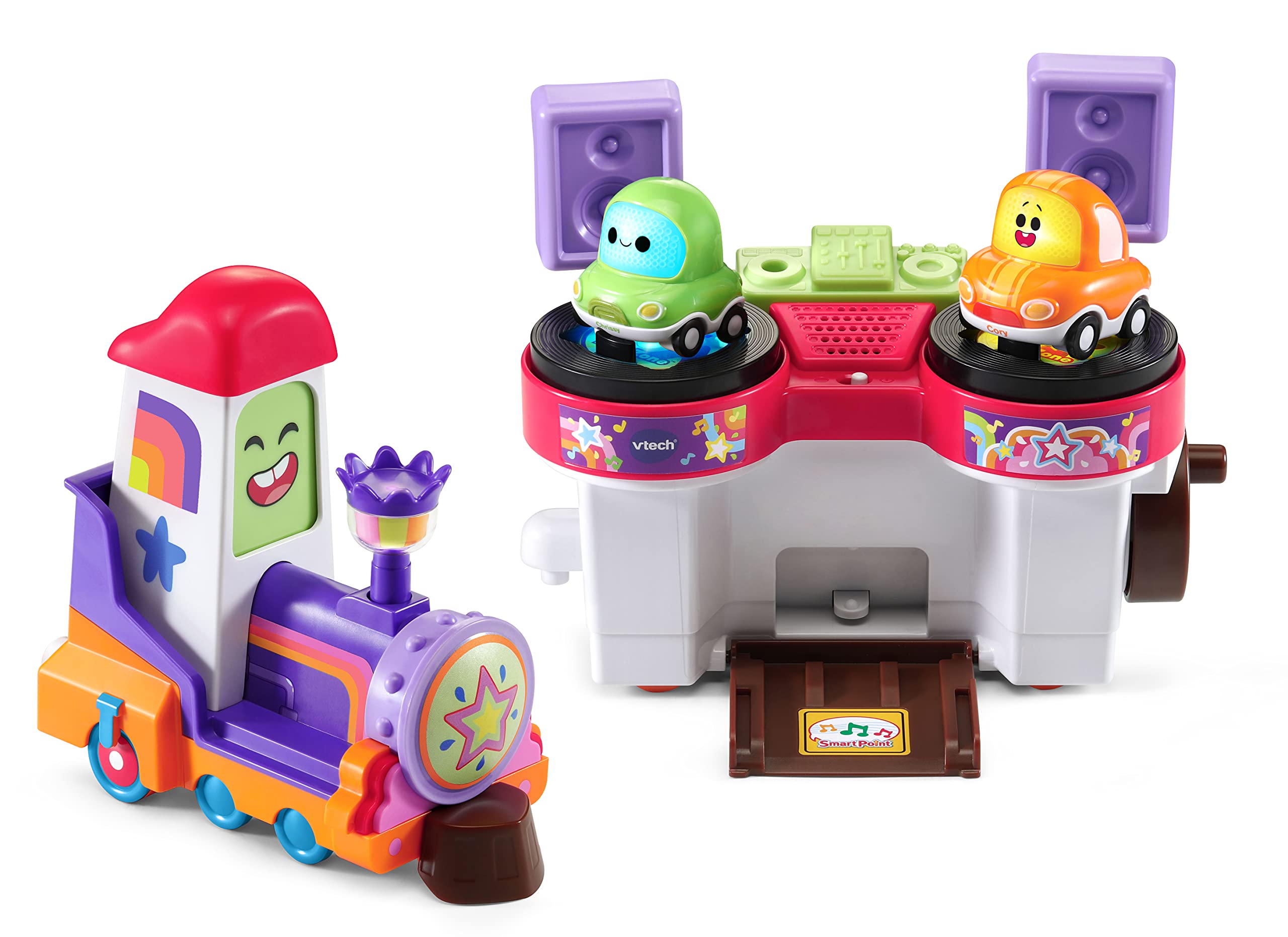 VTech toot-toot Cory CarsonĀ® dj Train trax & The roll Train for Children and